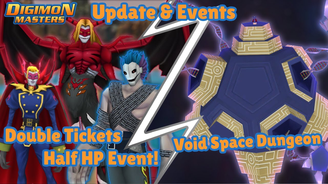 DMO Update & Events : Apocalymon Dungeon - Double Ticket Event & More ...
