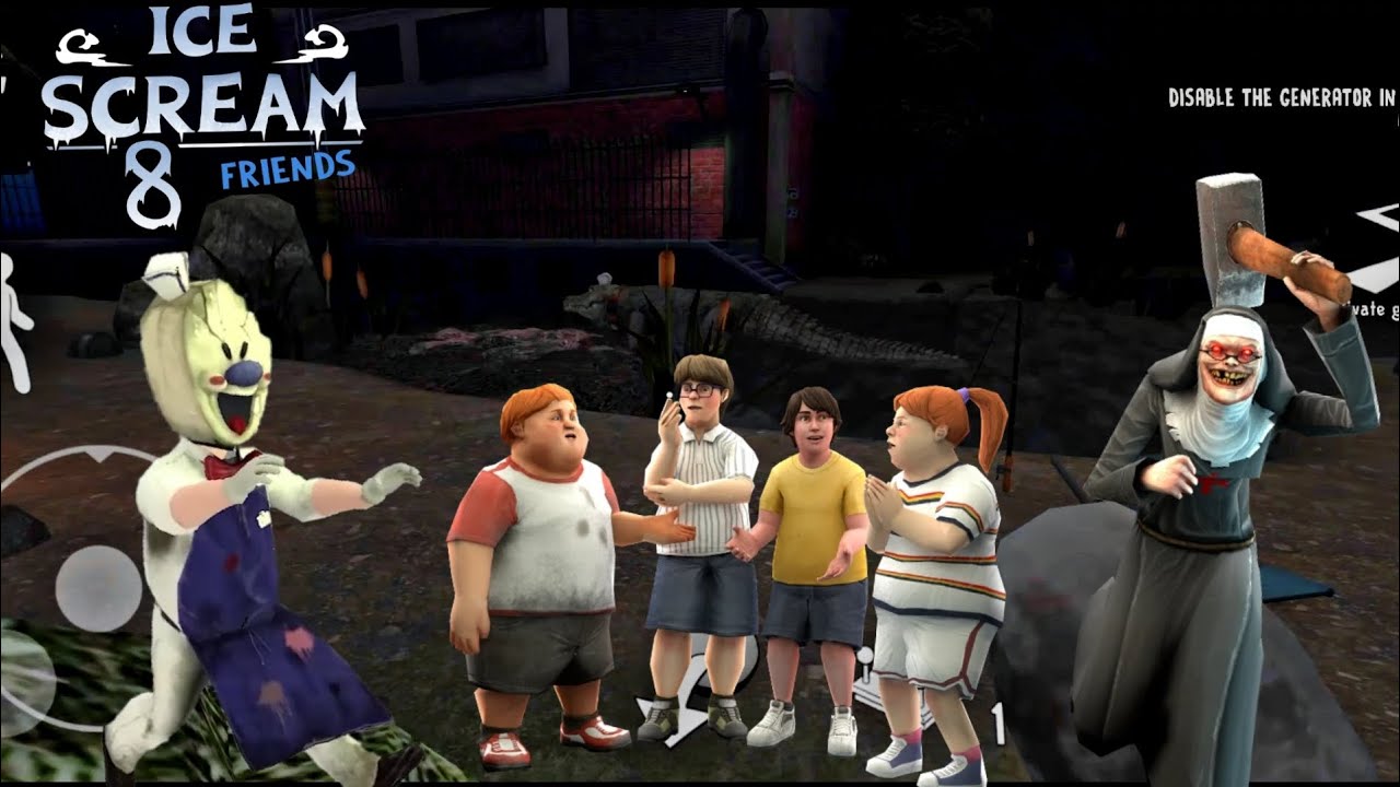 Ice Cream 8 Final Chapter Full Gameplay + Secret Ending | Rod Face ...