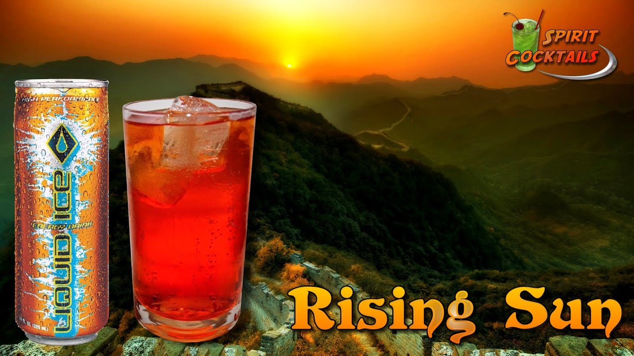 Liquid Ice Energy Orange Review & Rising Sun Cocktail - YouTube
