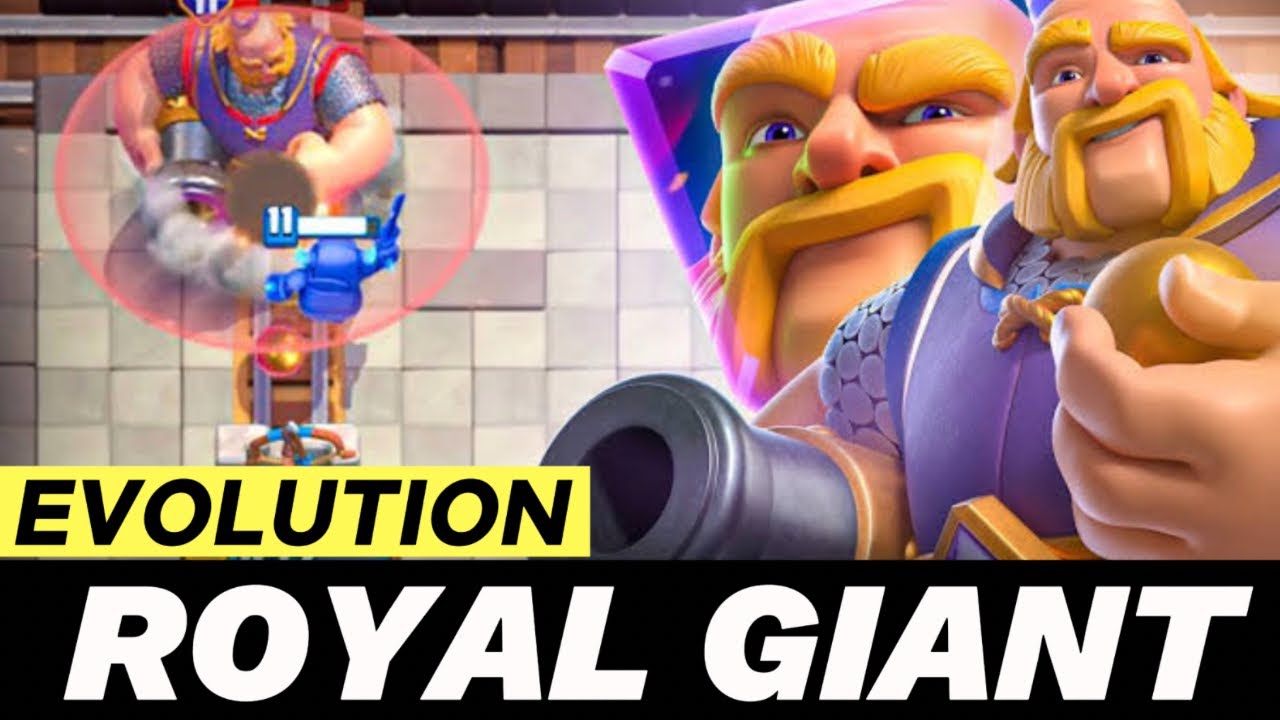 Evolution ROYAL GIANT Is Perfect META In Clash Royale - YouTube
