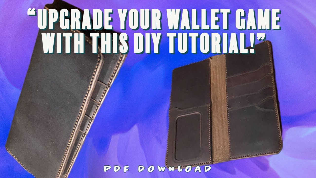 Step-by-Step Tutorial: How to Design and Cut Your Leather Wallet! - YouTube