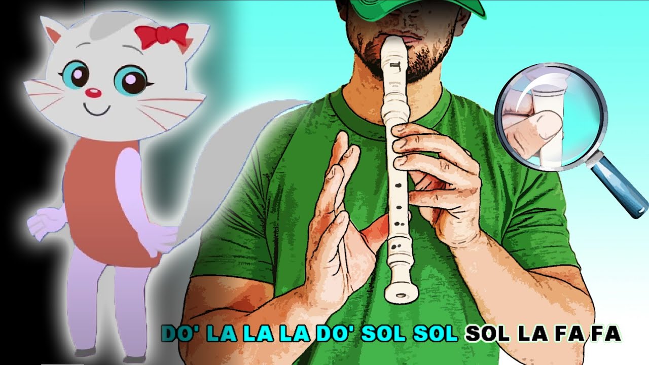 Gurrumina Michimiau - El Reino Infantil | Flauta Fácil | Tutorial ...