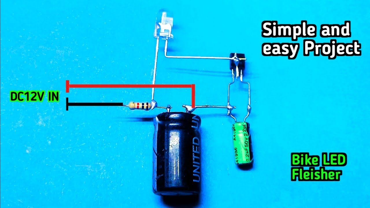 Electric 2.0 LED Flasher Circuit|| flasher for led turn signals ...