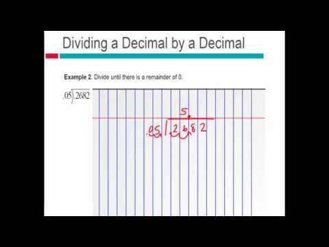 Mod 3-3 Decimal Division - YouTube