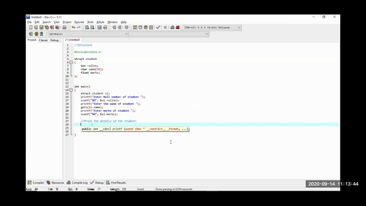 Structures Introduction Youtube