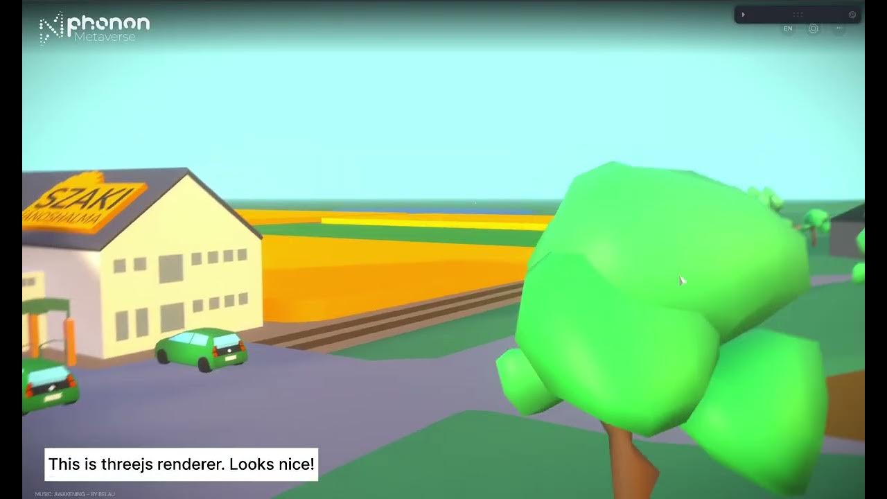 Phonon Metaverse - Three.js Project using React Three Fiber - YouTube