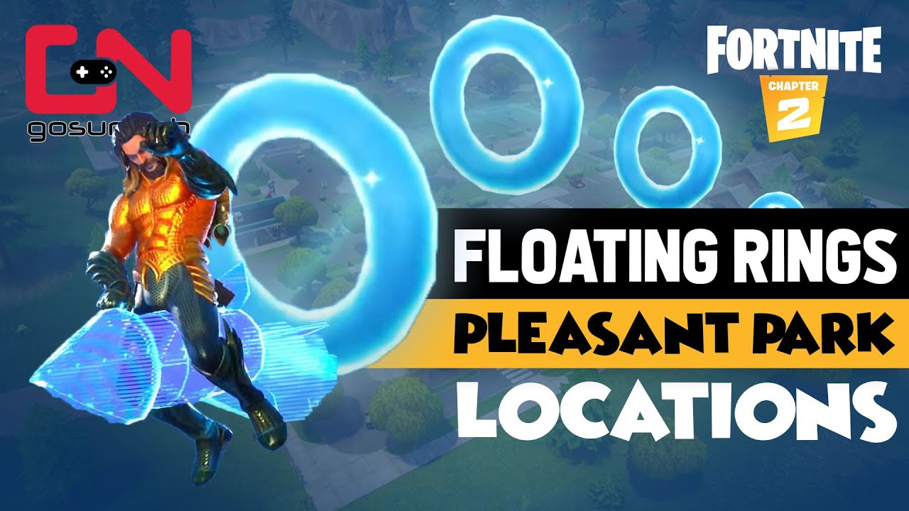 Fortnite Collect FLOATING RINGS Pleasant Park Locations - Week 4 ...