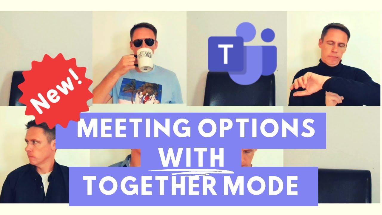 New meeting options with Together Mode in Microsoft Teams - YouTube