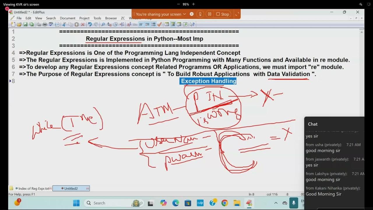Introduction To Regular Expressions In Python Re Module In Python Day 102 Youtube