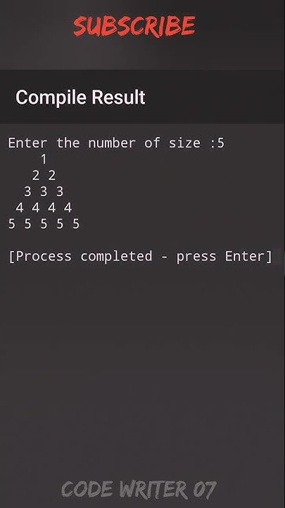 Cpattern Program Tutorial Video 💯🧠 Shorts Shortvideo