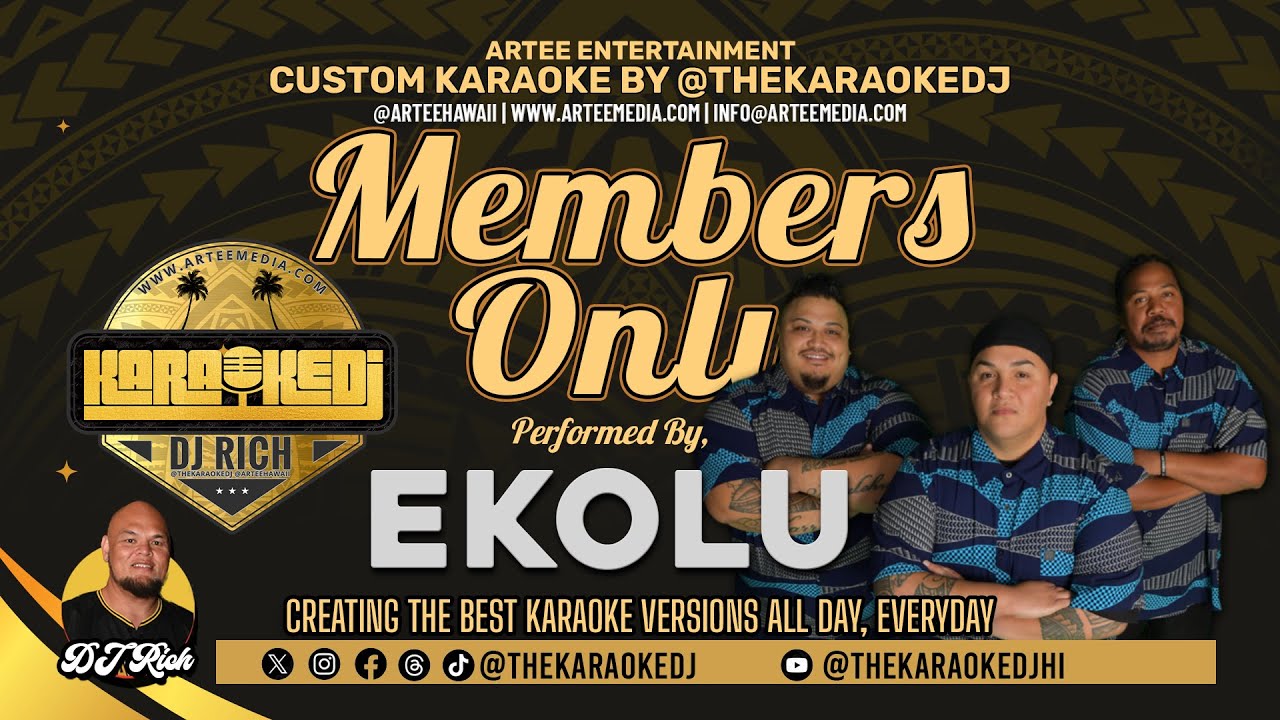 EKolu - Members Only (Karaoke Version) by @thekaraokedjhi - YouTube