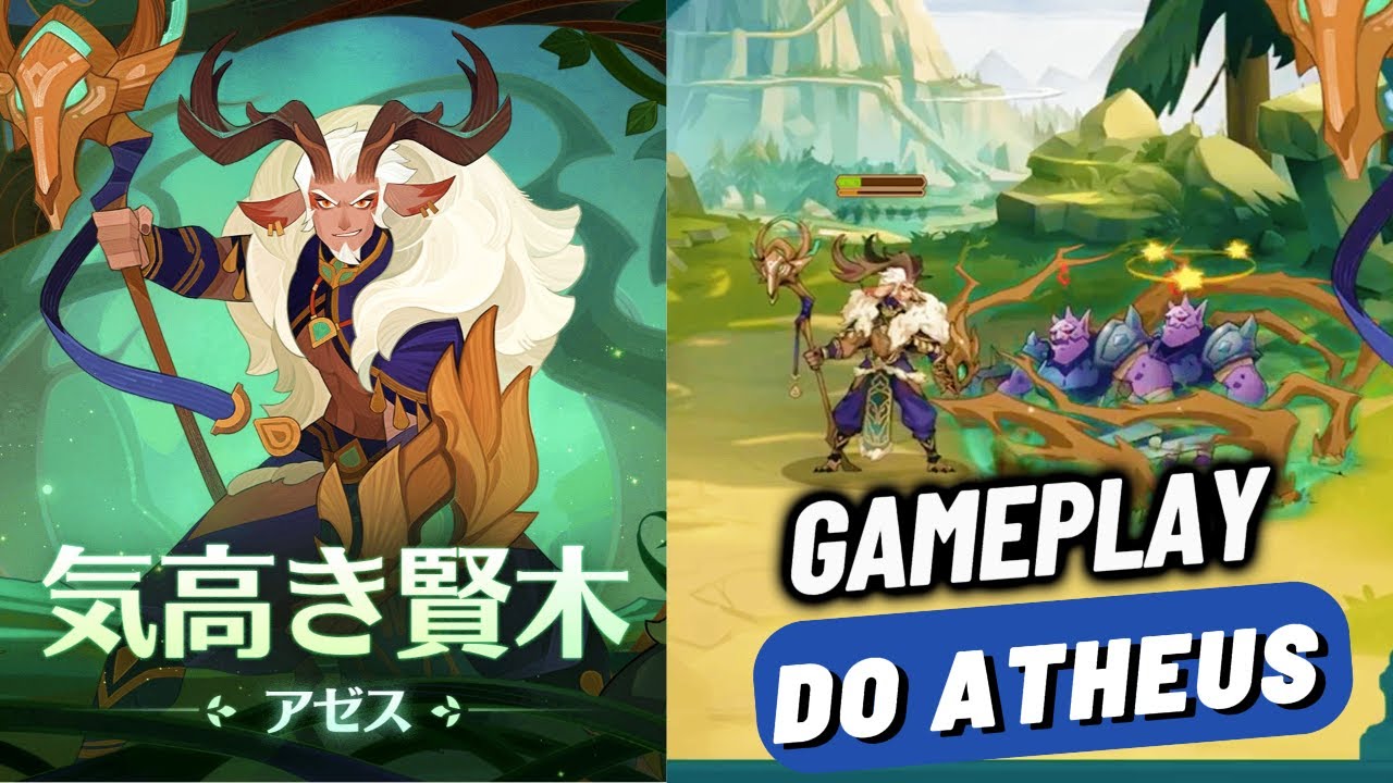 NOVA GAMEPLAY DO ATHEUS, NOVO HERÓI SELVAGEM - AFK ARENA - YouTube