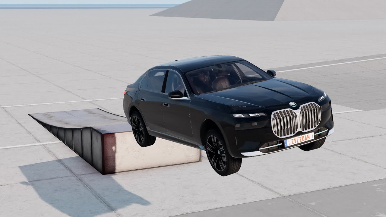 BMW i7 vs Wall – BeamNG - YouTube