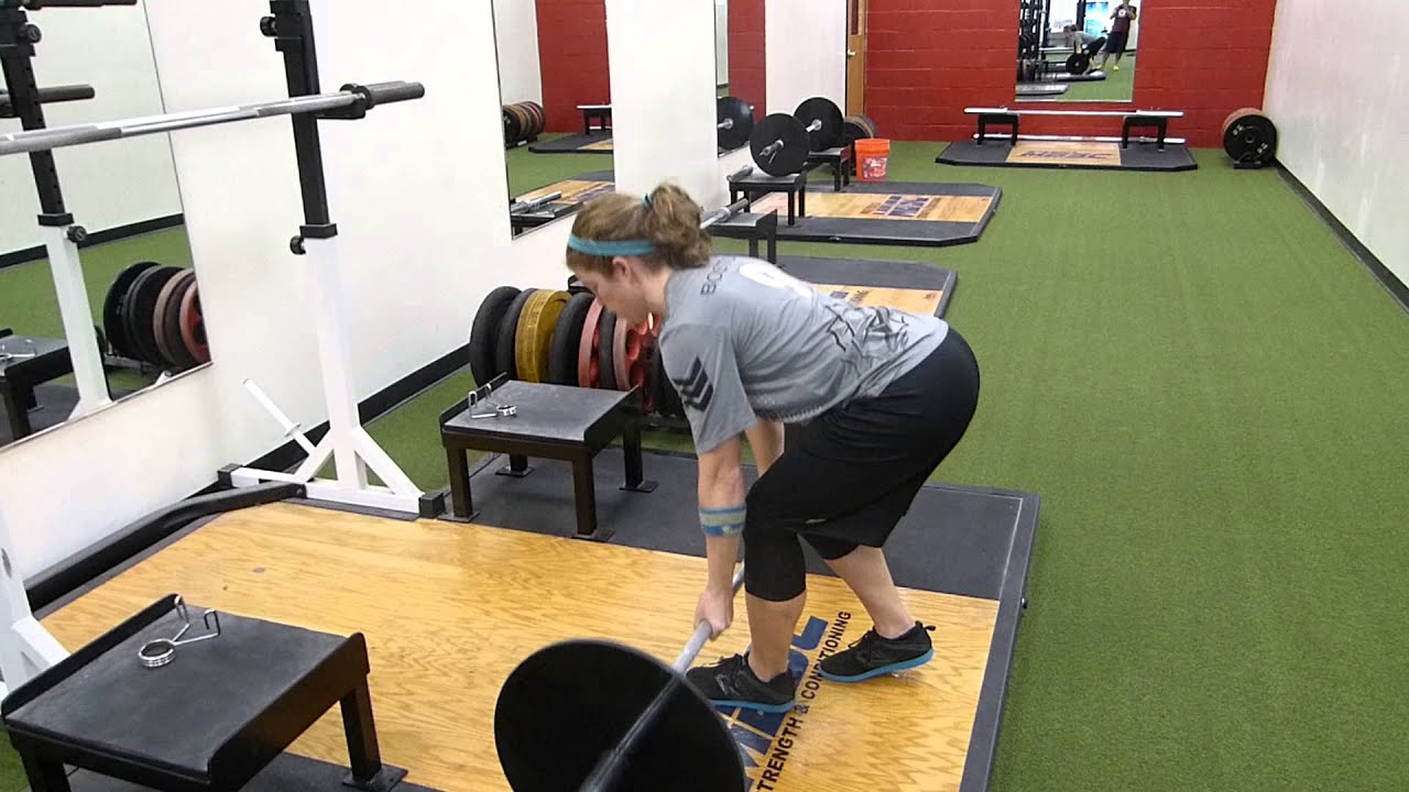 Staggered Barbell Deadlift - YouTube