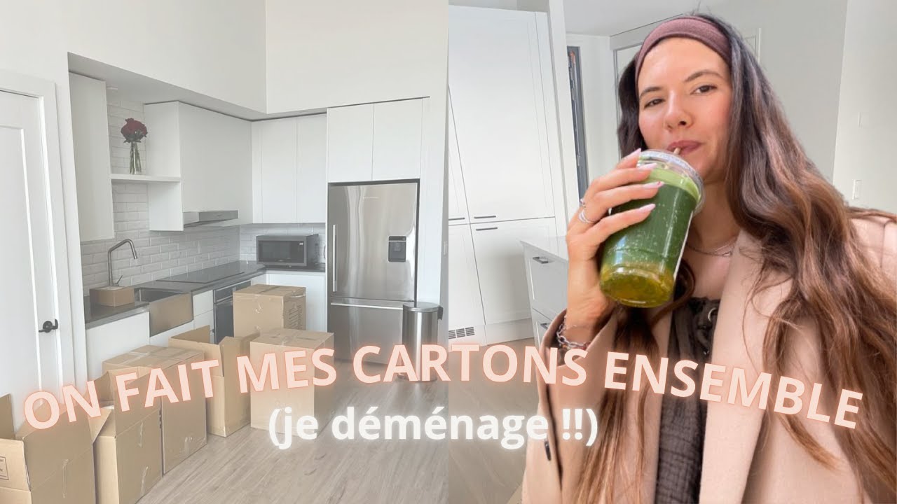 JE DÉMÉNAGE !! On fait mes cartons ENSEMBLE 📦 achat appart, haul ...