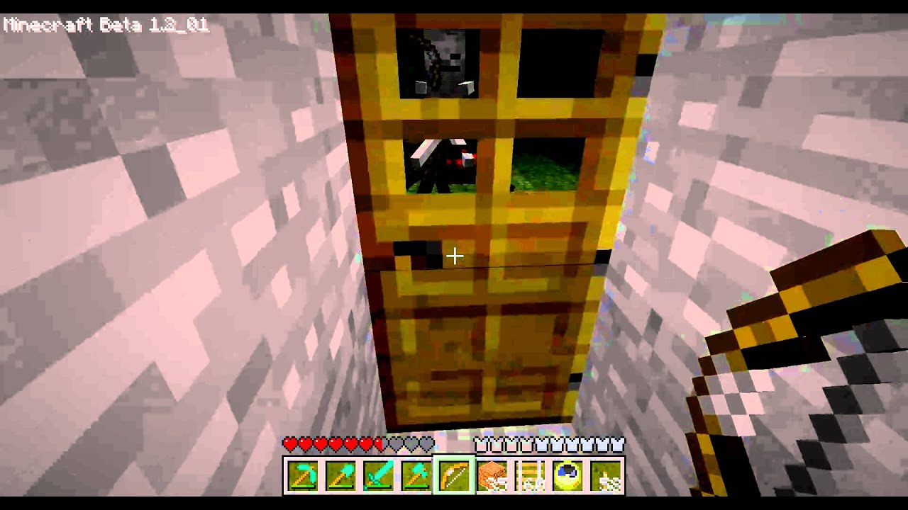 Skeleton Riding Spider in Minecraft - YouTube