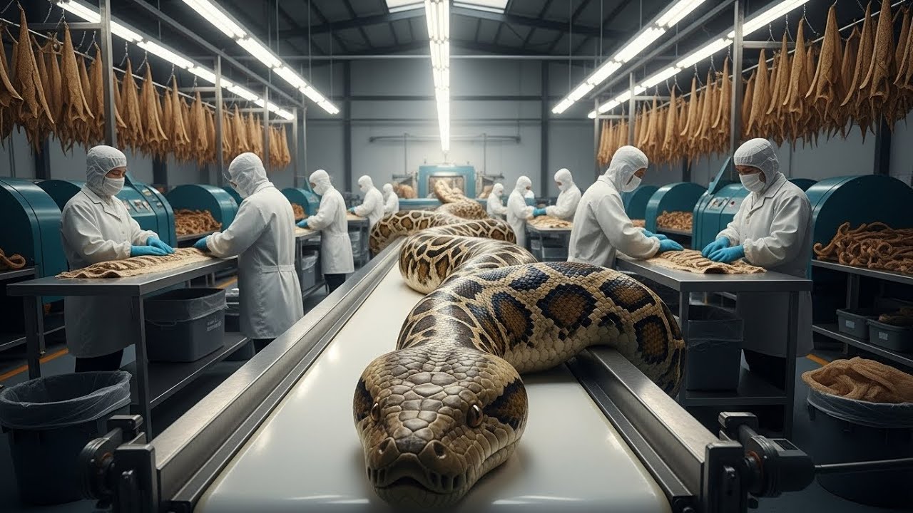 What's the REAL Process of Turning Snake Skin into Luxury Jackets - YouTube