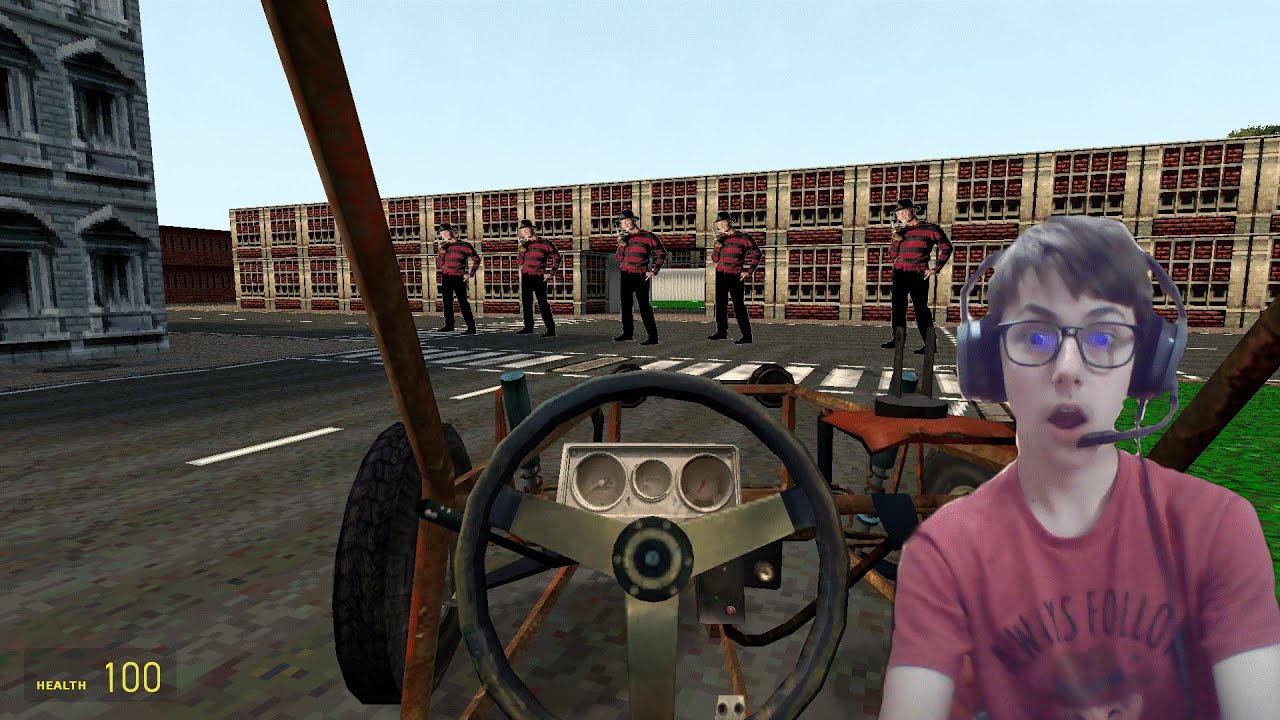 Getting Chased By Freddy Krueger's in Gmod London map. - YouTube
