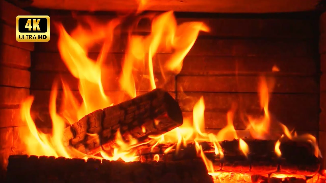 🔴 LIVE Fireplace ASMR, Fireplace Backround With Crackling Sounds, Cozy ...