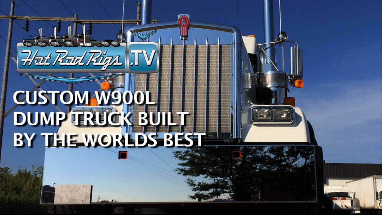 CUSTOMIZED 2016 KENWORTH W900 L DUMP TRUCK - BUILT BY THE BEST - HOT ...