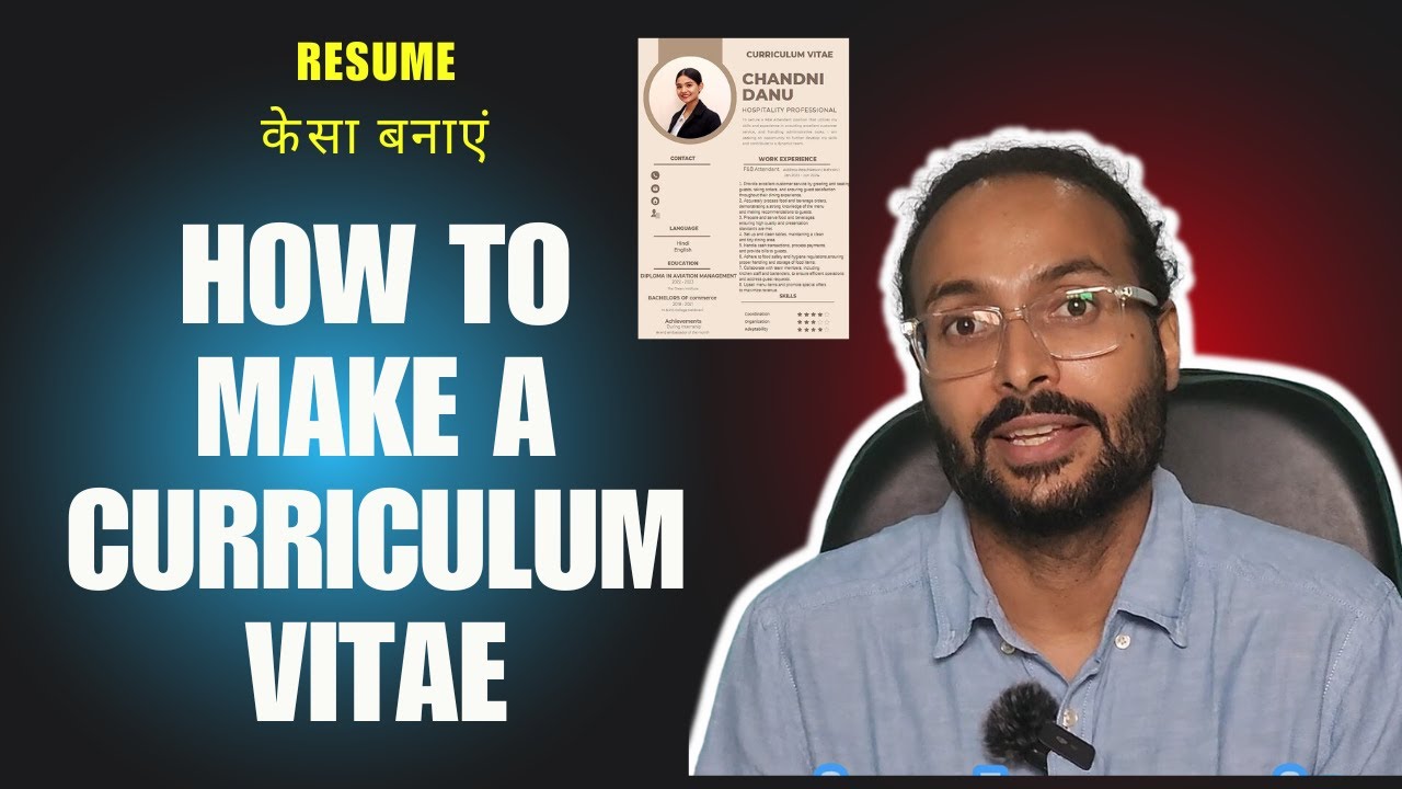 "How to Make a Professional CV & Why It's Important for Your Career ...