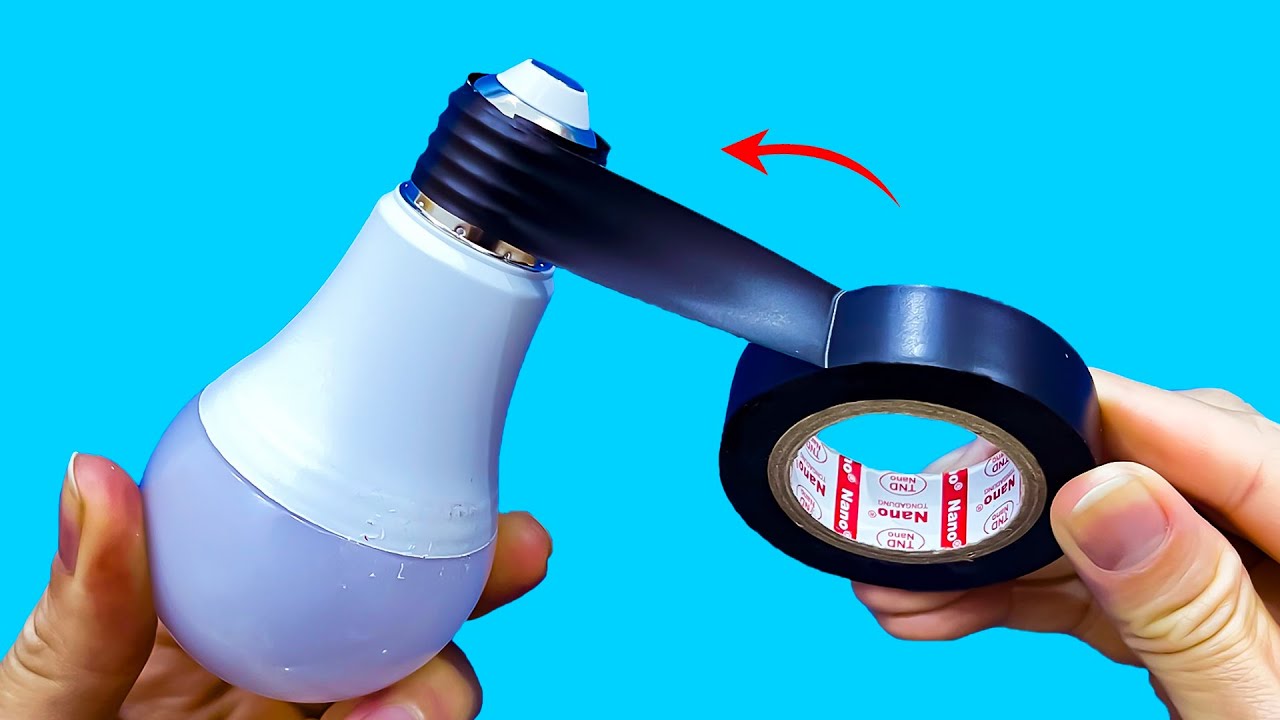 🔥 Wrap non-working LED bulbs with electrical tape and the results will ...