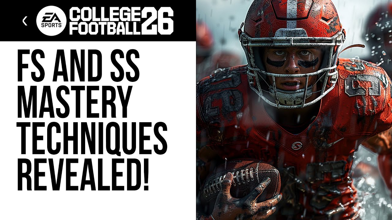 FS and SS College Football 26 Mastery Techniques Revealed! - YouTube