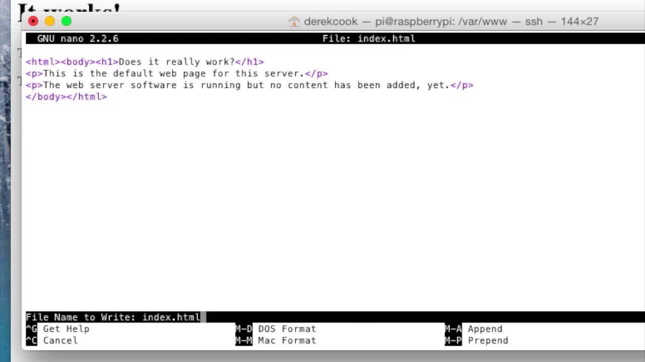 How To Make A Raspberry Pi Into A Web Server With Php And Mysql Youtube