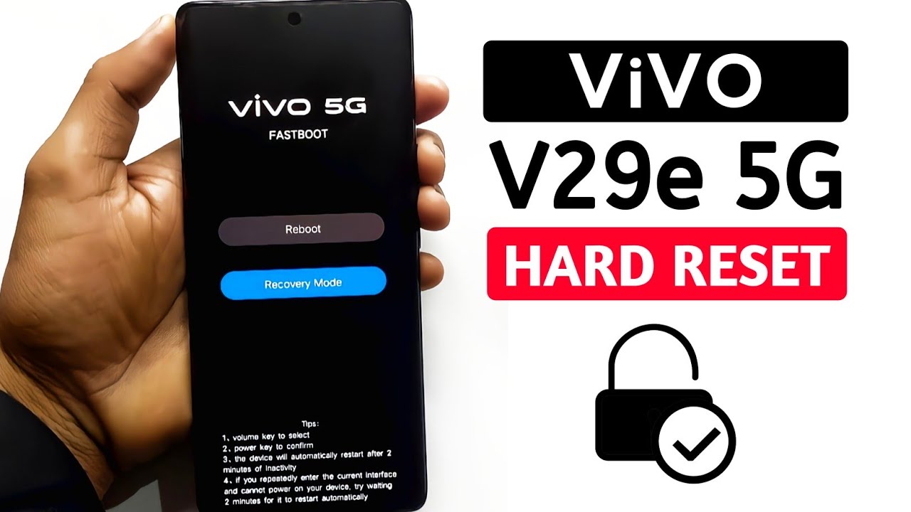 Vivo V29e (V2303) Hard Reset Forgot Screen Lock Pin, Pattern, Password ...