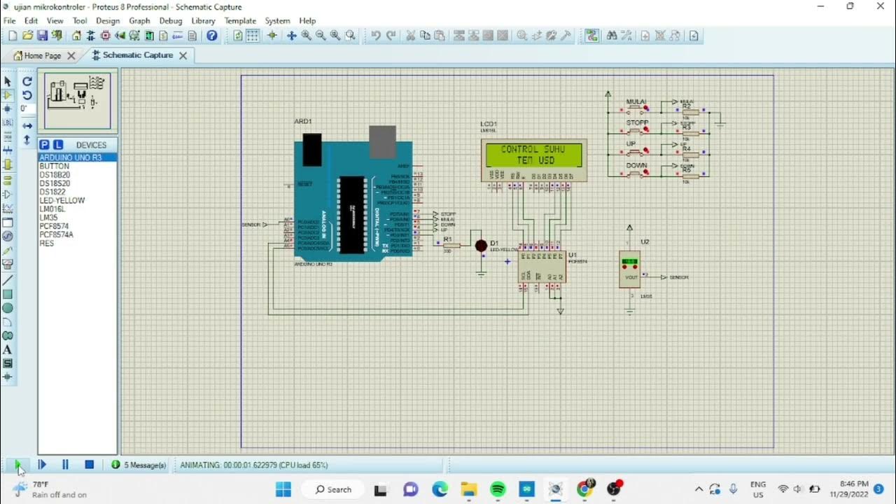 Mikrokontroler Arduino dan Proteus - YouTube