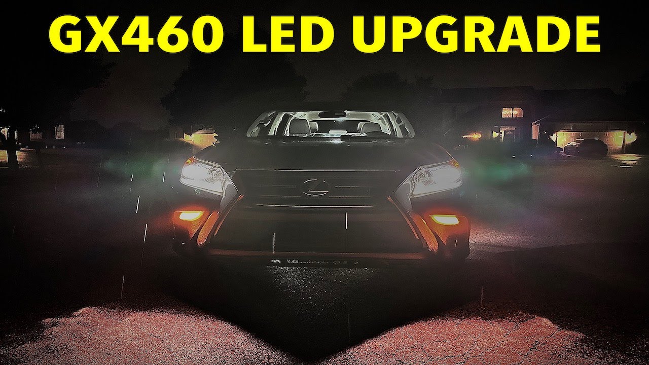 Lexus GX 460 LED lights upgrade - YouTube