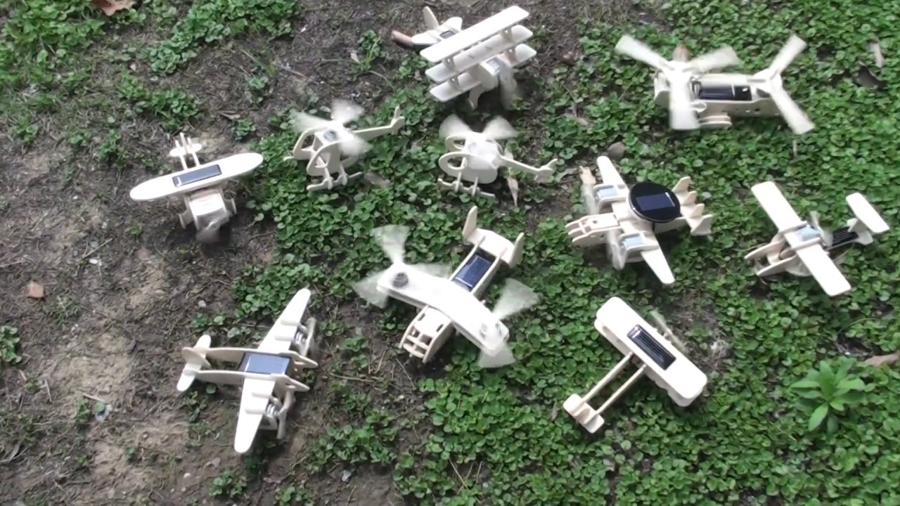 Solar Power Driven DIY Aircrafts Solar Power Driven - YouTube
