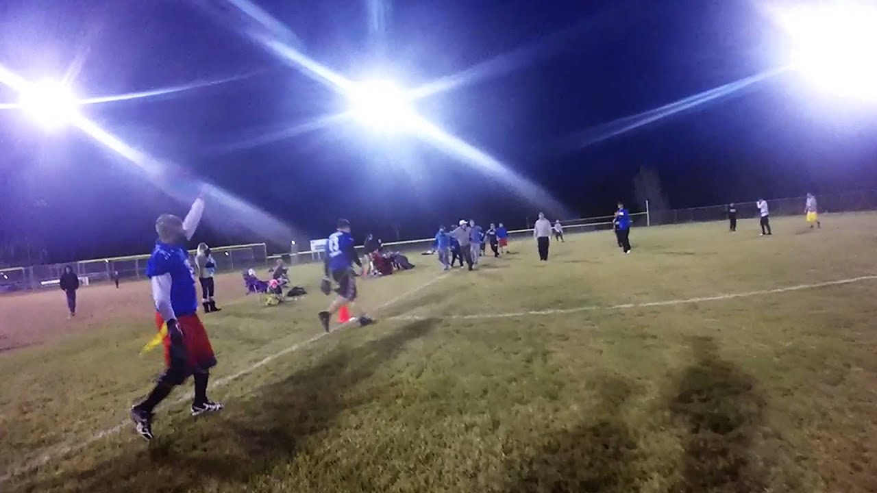 2014 Flag Football Championship: Blue vs. Grey - YouTube