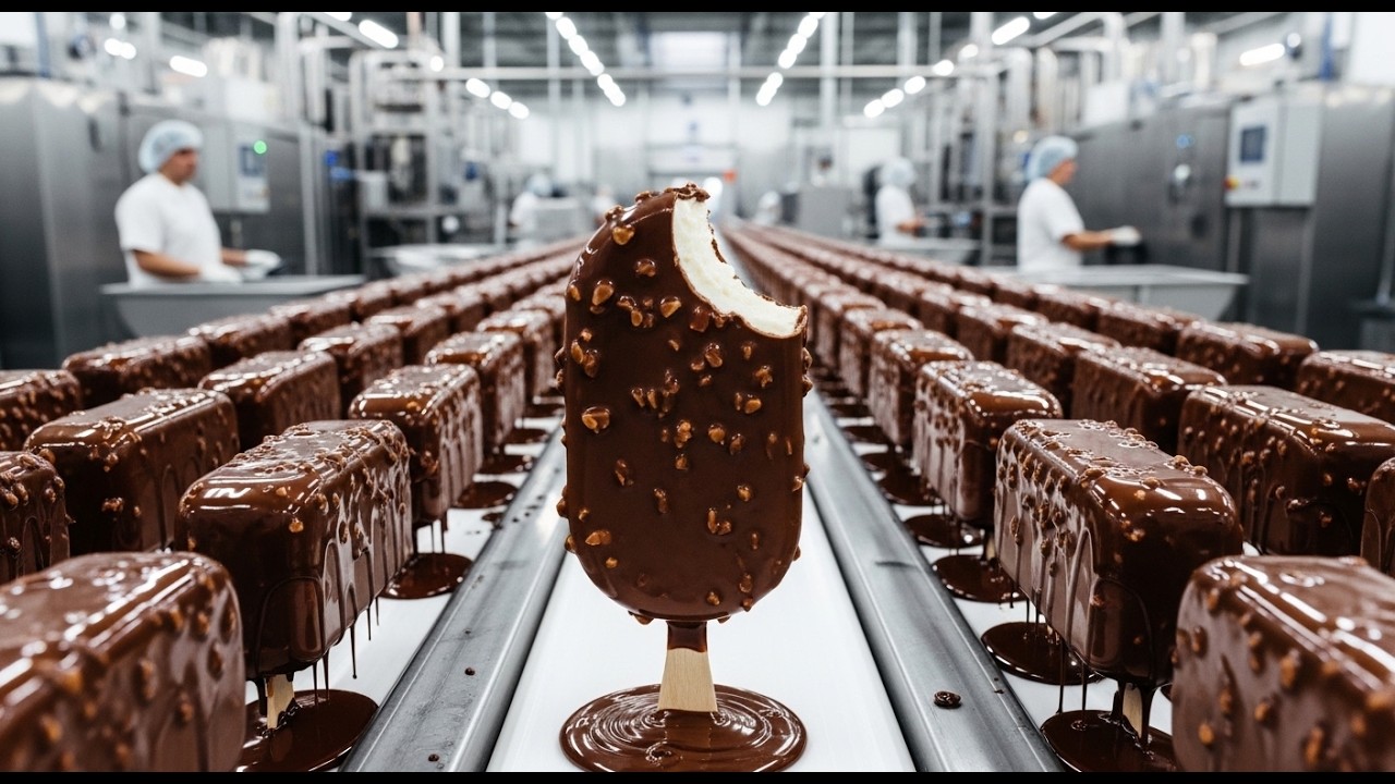Inside America’s Mega Ice Cream Factory Making Millions Daily - YouTube