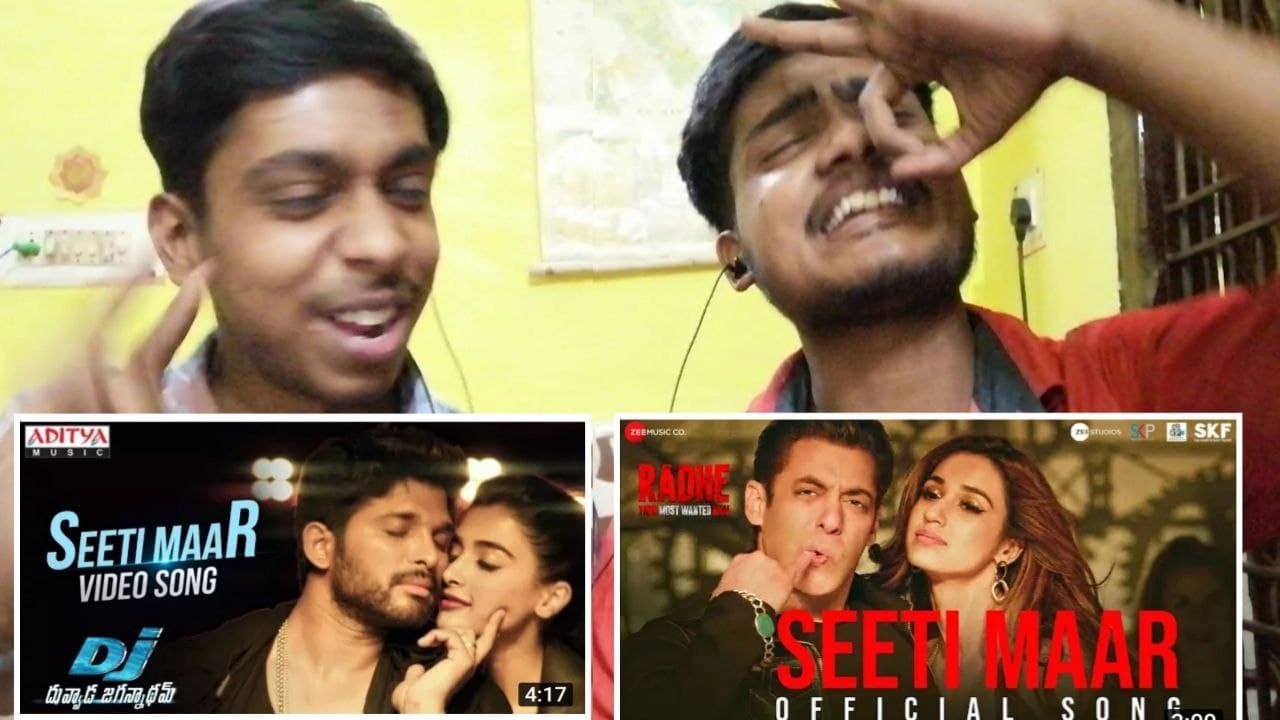 Seeti Maar Song Reaction | Salman Khan | Allu Arjun | DJ | Radhe | DSP ...