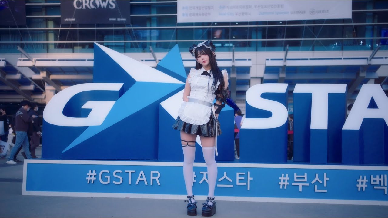 지스타 전투메이드 zia kwon gstar 2022 cosplay - YouTube