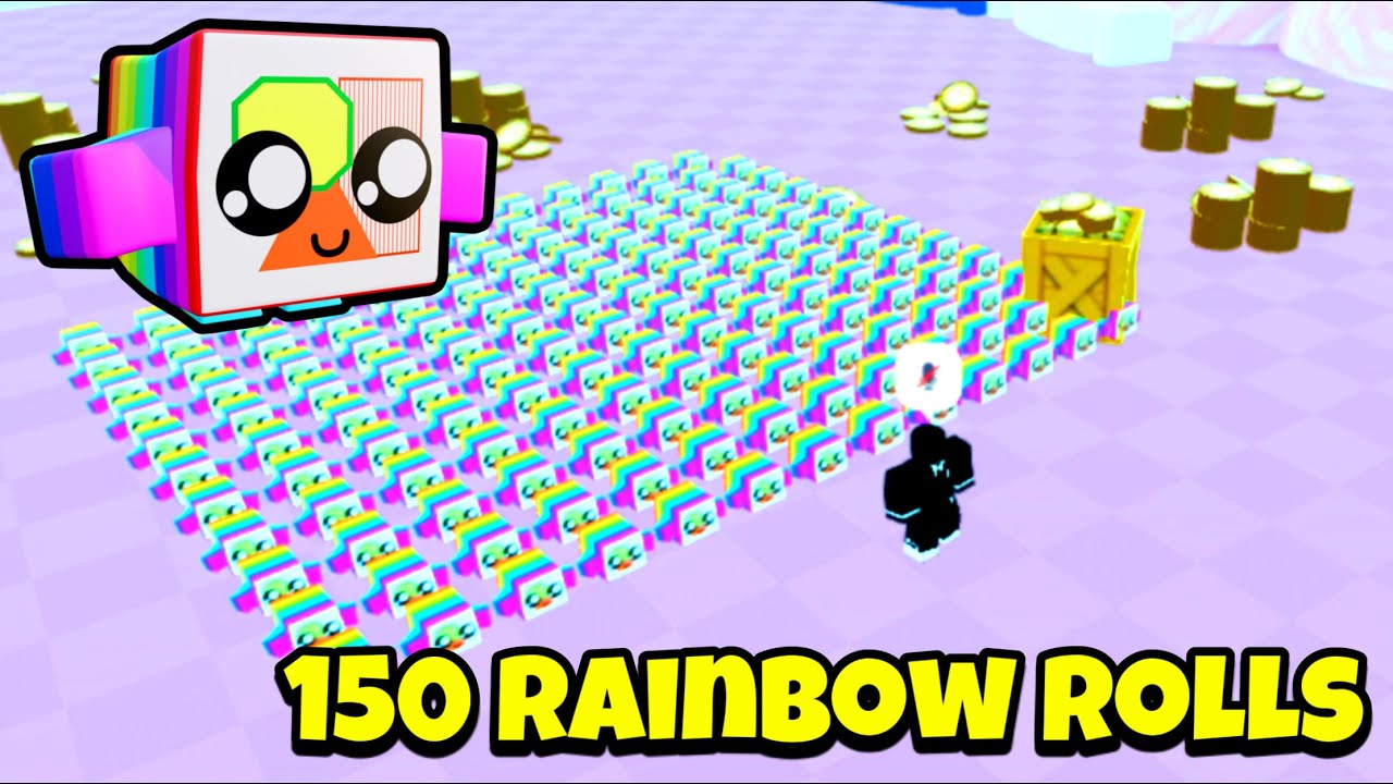 150 RAINBOW ROLLS - YouTube