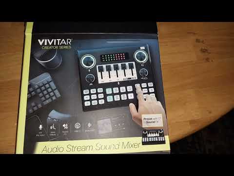 VIVITAR CREATOR SERIES Audio Stream Sound Mixer (HerkimerAtRandom ...