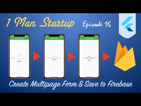 (Ep 16) Flutter: How to Create Multipage Form and Save Data to Firebase - YouTube