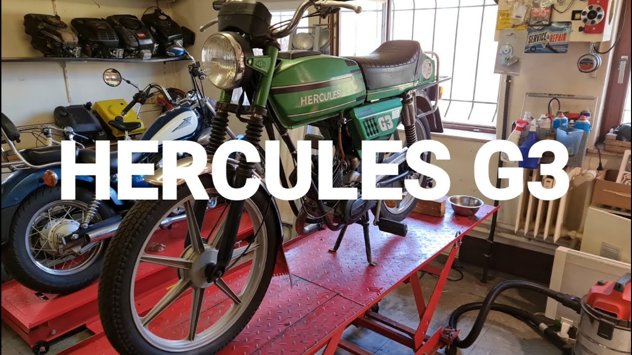Hercules G3 Sachs. Ремонт мопеда. - YouTube