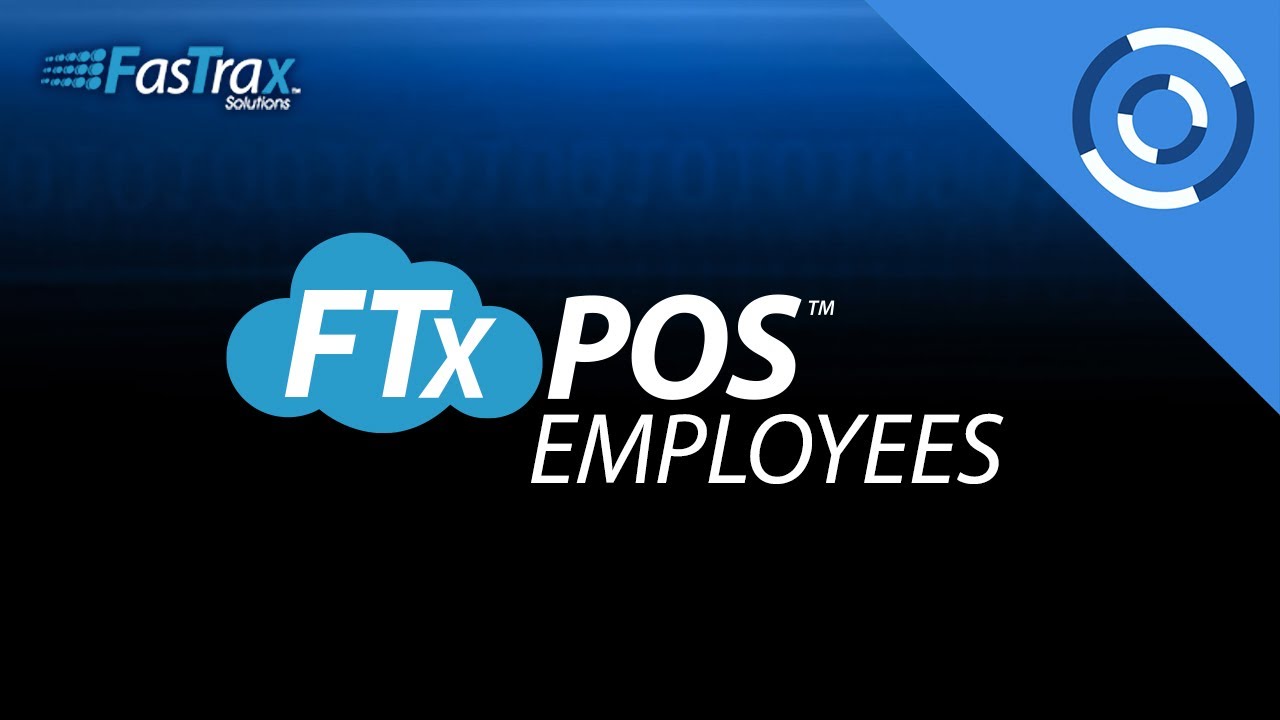 FasTrax Cloud POS - Creating a New Employee - YouTube
