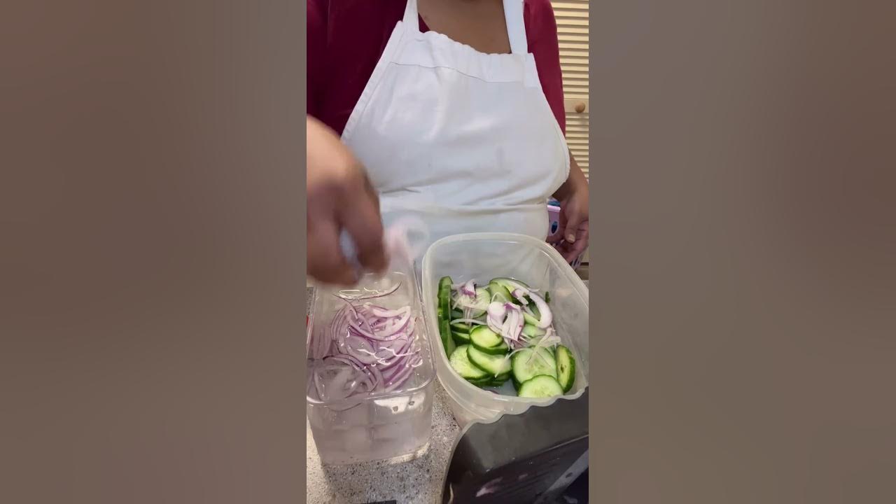 Back to basics: how to make a cucumber salad - YouTube