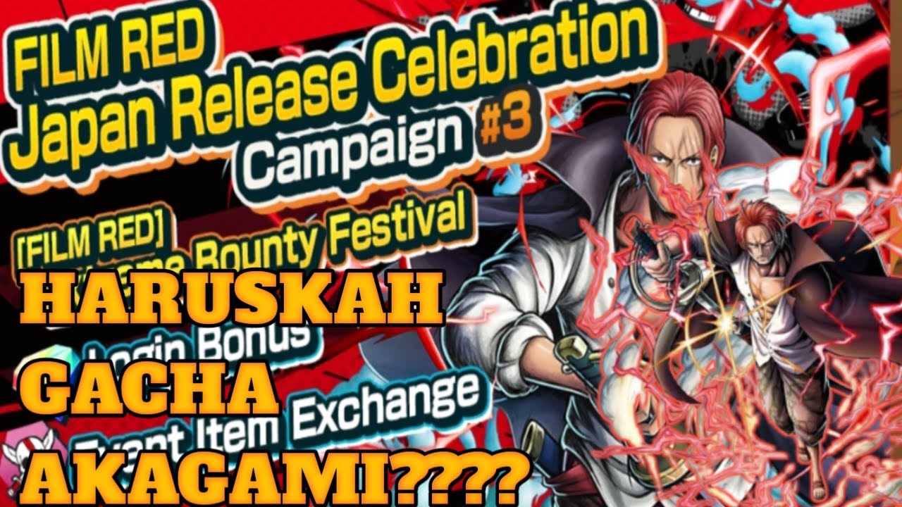 work it kah top up demi gacha akagami no shanks v2 - one piece bounty ...