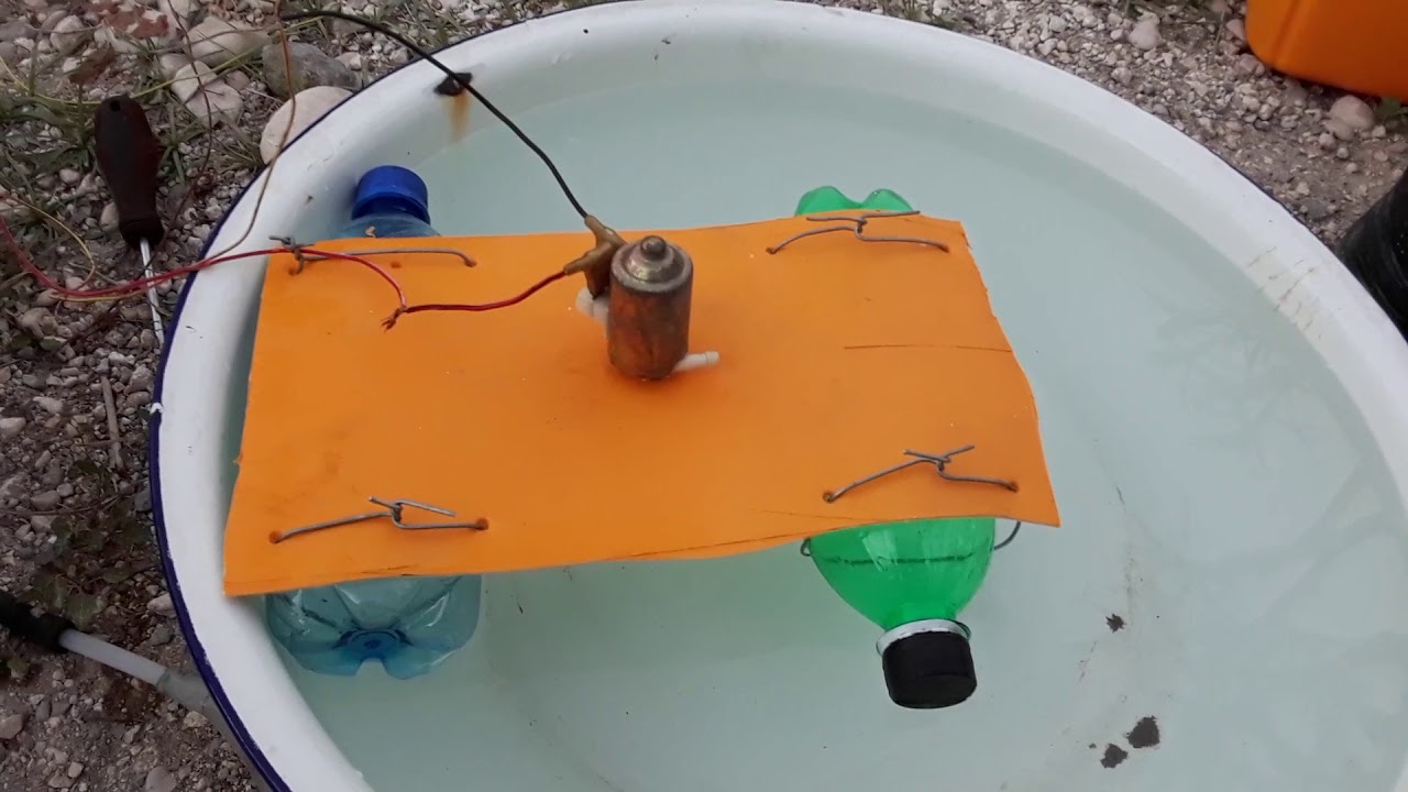Floating water pump idea - YouTube