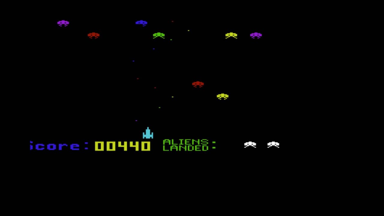 Alien Side-Step for the Commodore VIC-20 / Commodore VC-20 - YouTube