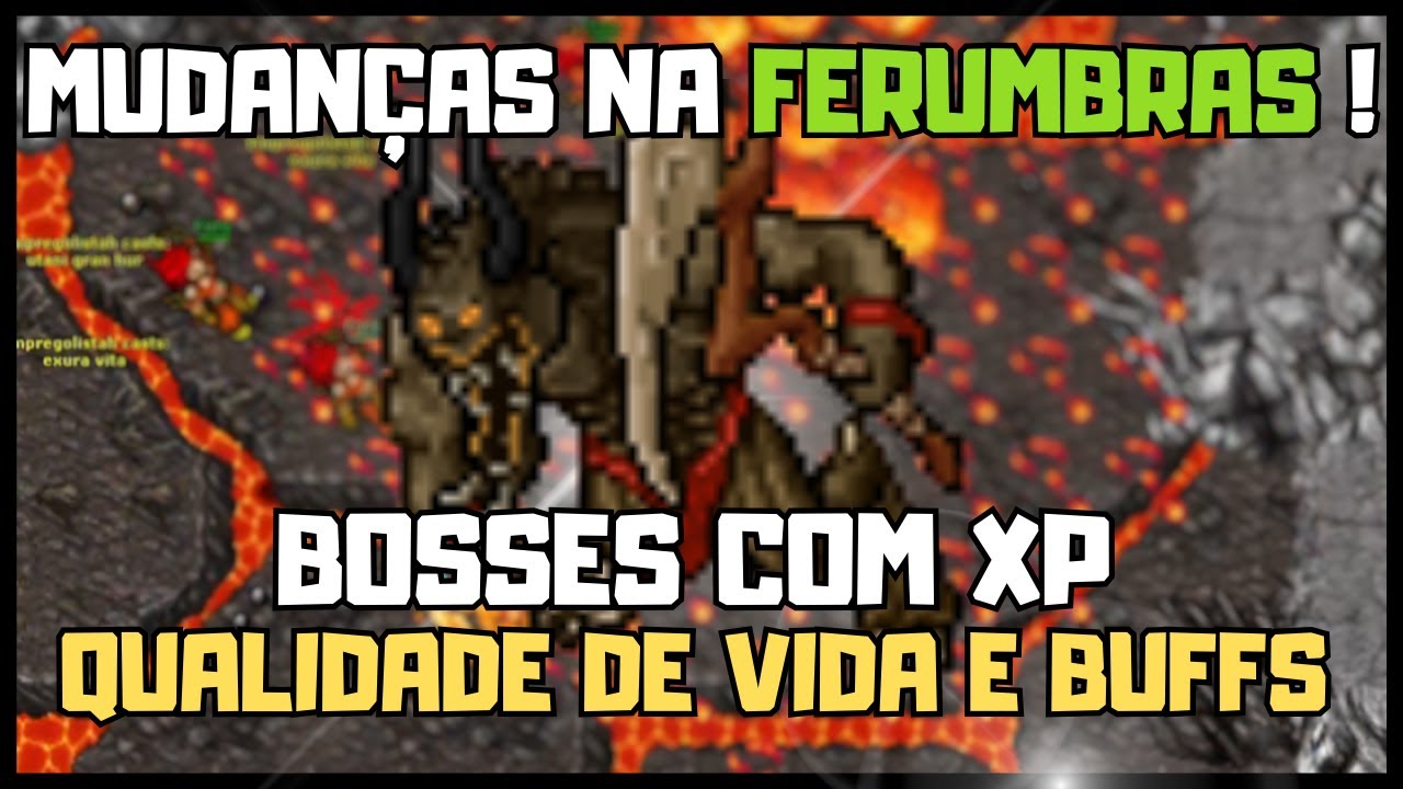 TIBIA - AUMENTO NA XP DE BOSSES, BUFFS, E MT MAIS! Tibia Update - YouTube