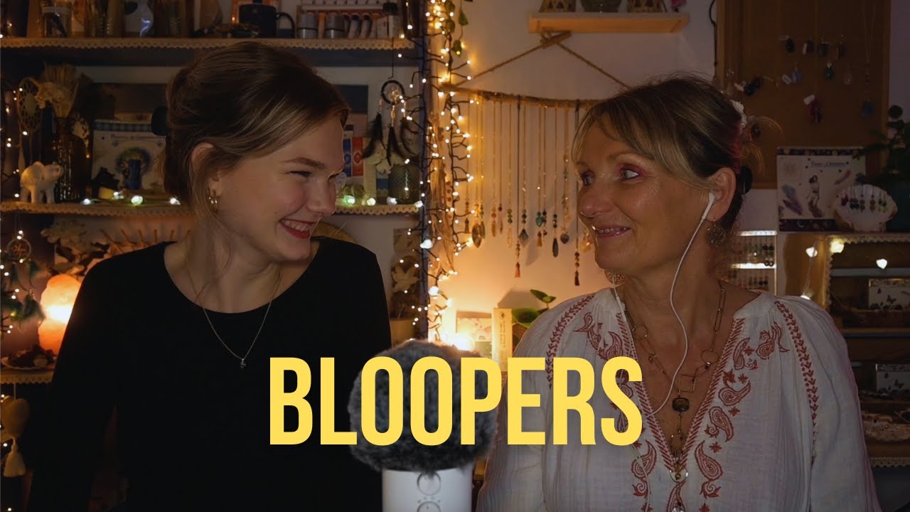 aunt tries ASMR BLOOPERS!!!! *headphone warning lol* - YouTube