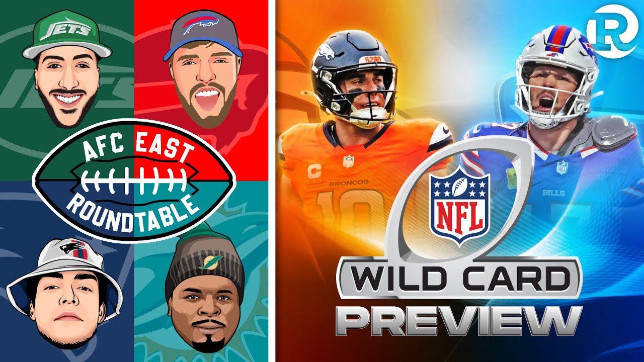 AFC East Roundtable - Bills vs Broncos Wild Card Playoffs PREVIEW - YouTube