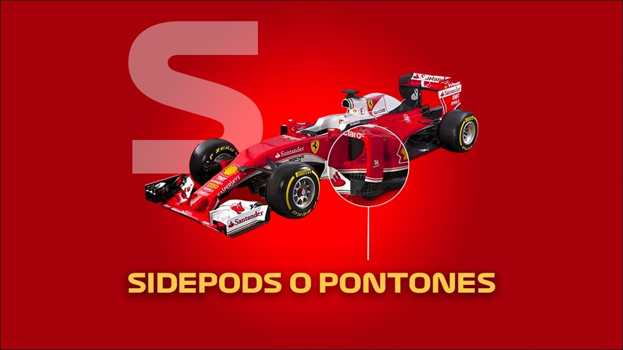 ¿Qué son los pontones o sidepods de los F1? - YouTube