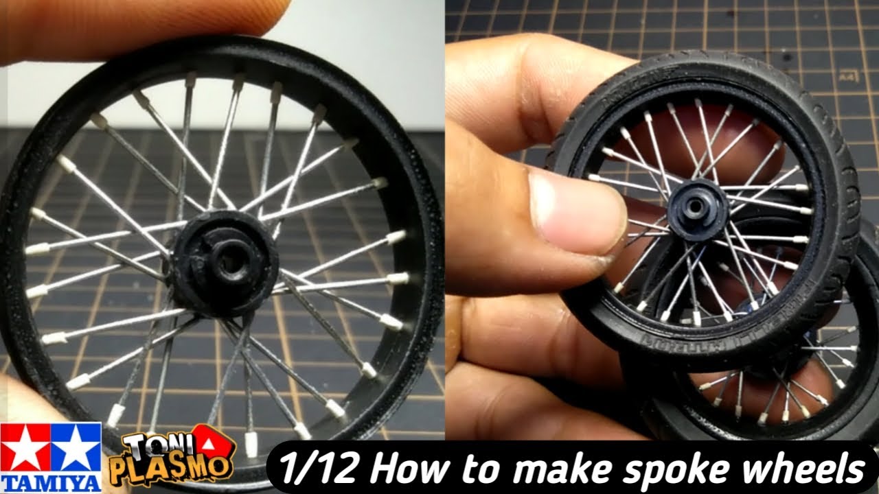How to make 1/12 spoke wheels ~ Toni Plasmo - YouTube